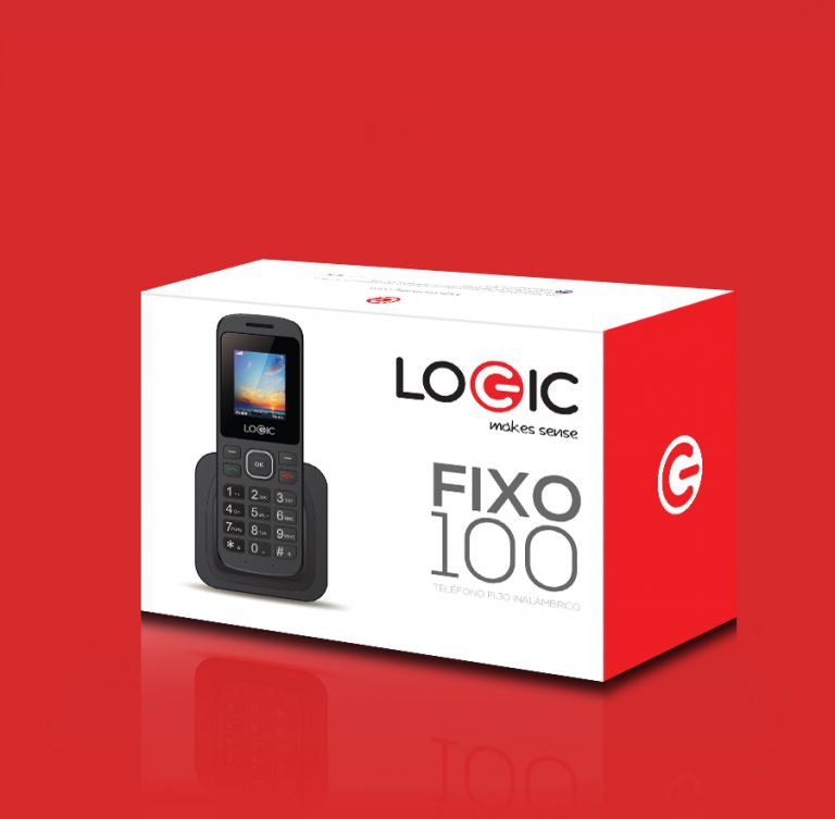 LOGICMOBILITY | FIXO100 TELÉFONO FIJO 2G CON RADIO FM