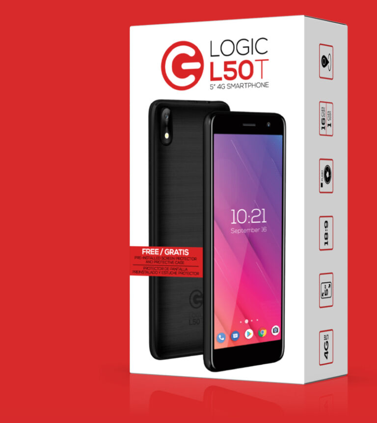 LOGIC | L50T SMARTPHONE 4G DE 5” CON MODERNO FORMATO 18:9