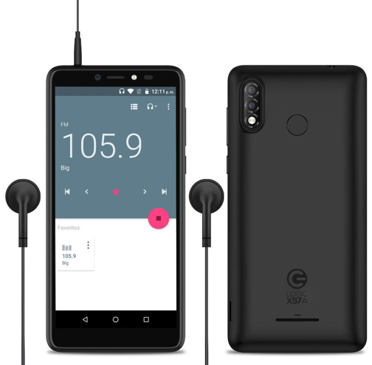 LOGIC | X57A SMARTPHONE 3G DE 5.5” CON SENSOR DE HUELLA