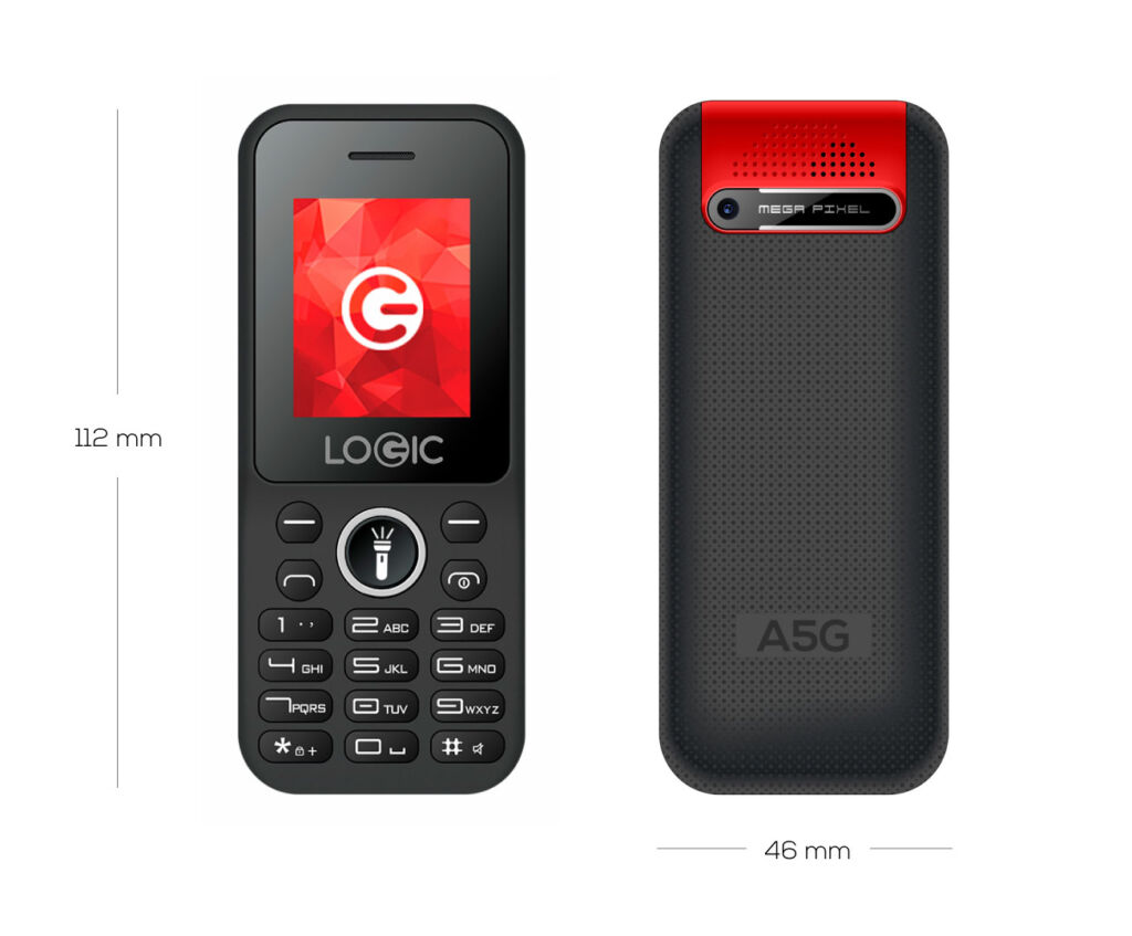 LOGIC | A5G TELÉFONO BÁSICO 3G CON CÁMARA DE 1.3 MP