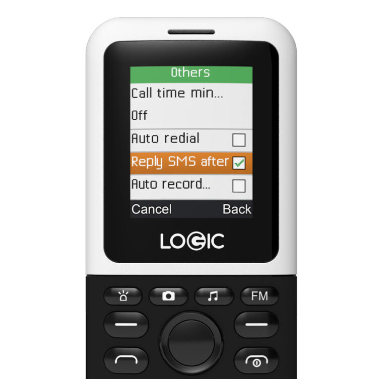 LOGIC | B8 TELÉFONO BÁSICO 2G TECLAS DE RÁPIDO ACCESO