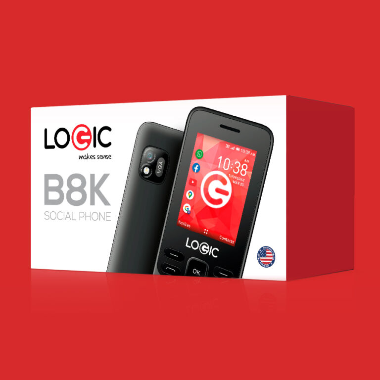 LOGIC | B8K TELÉFONO 3G BÁSICO CON ACCESO A REDES SOCIALES