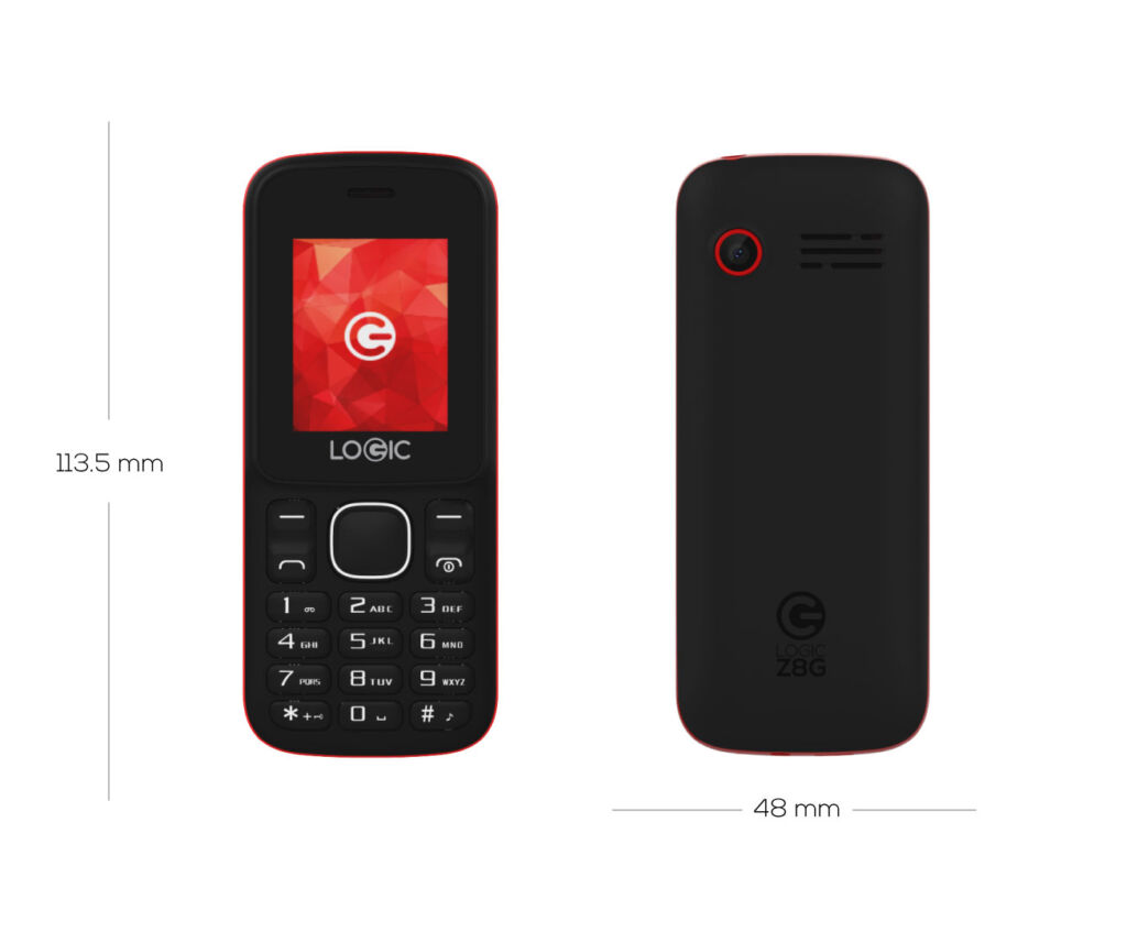 LOGICMOBILITY | Z8G TELÉFONO BÁSICO 3G CON RADIO FM