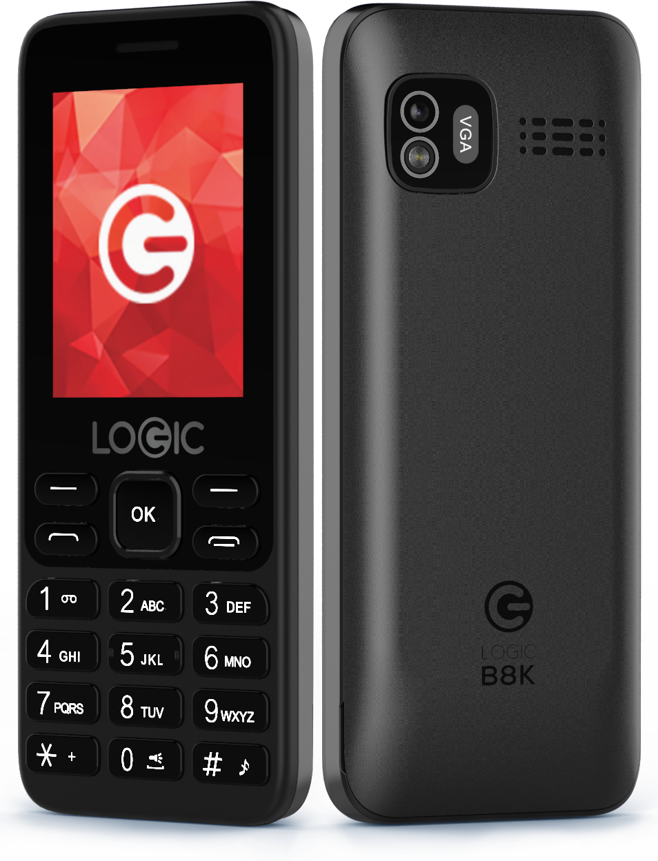 LOGIC | B8K TELÉFONO 3G BÁSICO CON ACCESO A REDES SOCIALES