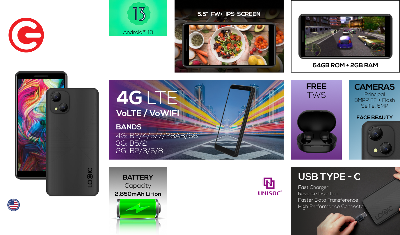 LOGIC Mobility | L55V PLUS