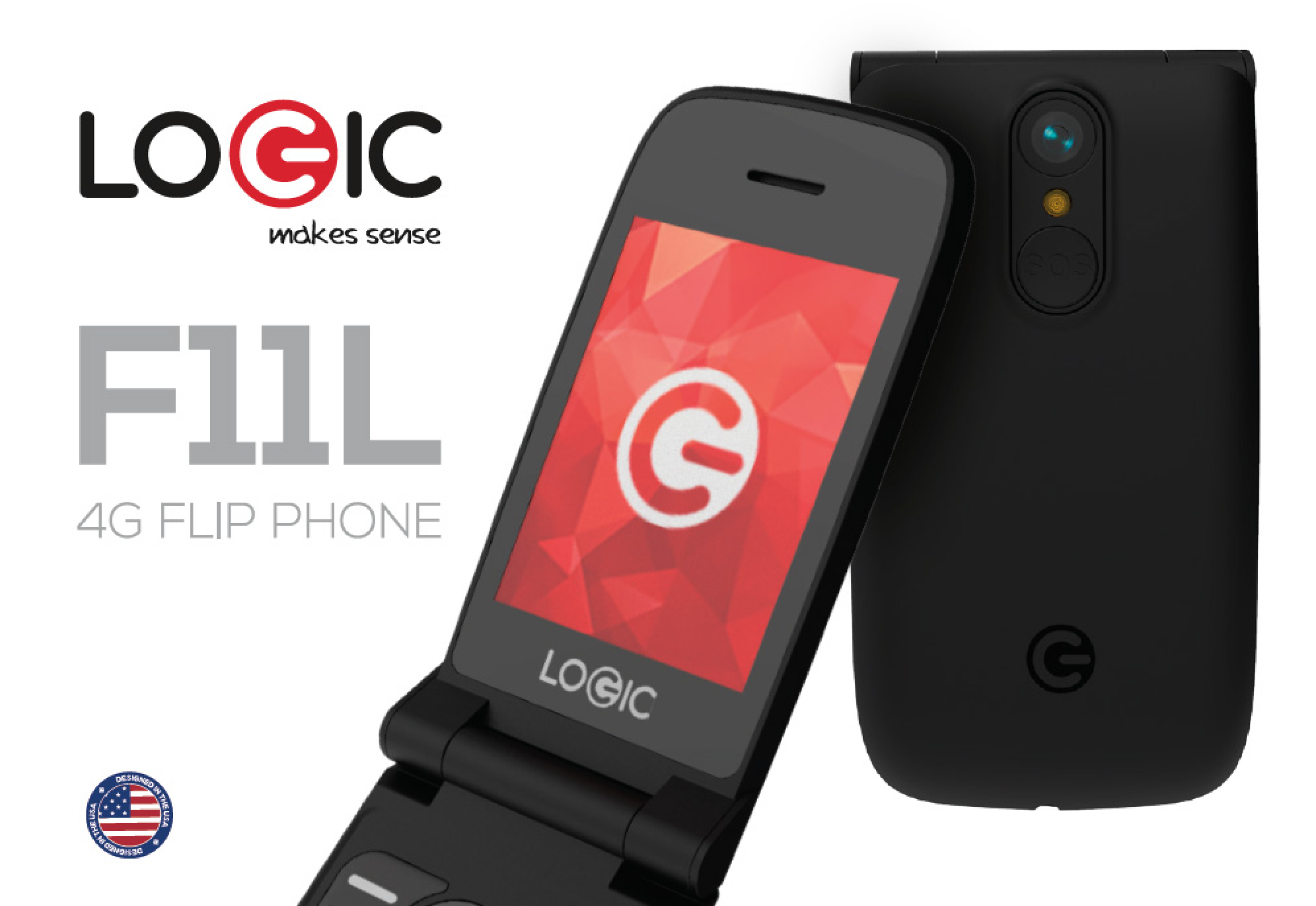 LOGIC F11L | TELÉFONO 4G CON BOTÓN SOS PARA MÁXIMA SEGURIDAD