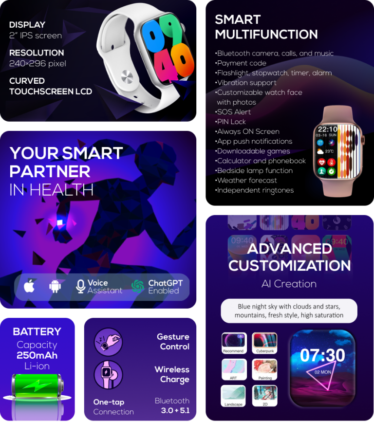 LOGIC Mobility | LIFE 10 Smartwatch: Funciones inteligentes